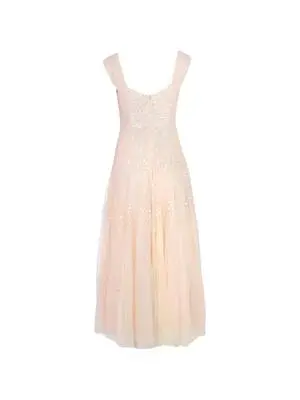 NEEDLE & THREAD Sequin-embellished Gown - Pink
