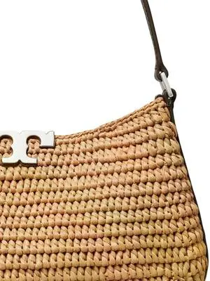 Tory Burch Eleanor Raffia Slim Shoulder Bag