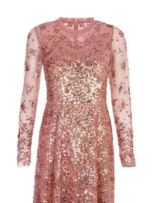 NEEDLE & THREAD Freya Sequin-embellished Gown