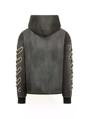 Off-White Diagonals Distressed Hoodie