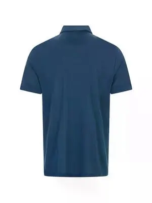 Kiton Quarter-zip Short-sleeve Polo Shirt - Blue