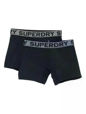 Superdry Logo-waistband Briefs - Blue