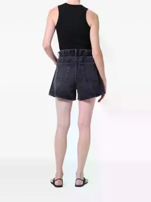 AGOLDE Lyonne High-waisted Shorts - Black