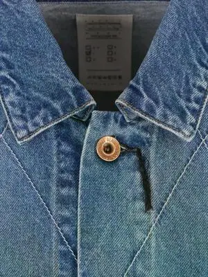 KURO Argyle Sashiko Denim Jacket