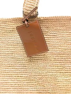 Manebí Medium Woven Raffia Tote Bag