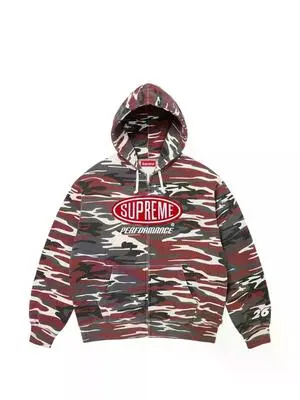 Supreme Performance Camouflage-print Zip-up Hoodie