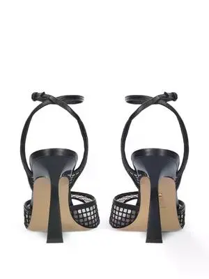 Lola Cruz Ruby Mesh-panel Sandals