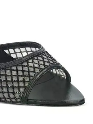 Lola Cruz Ruby Mesh-panel Sandals