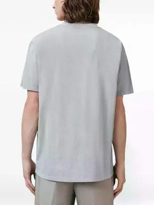 ALLSAINTS Logo-embroidered T-shirt - Grey