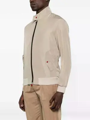 Kiton Zip-up Bomber Jacket - Neutrals