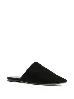 AeydĒ Rega Suede Mules - Black