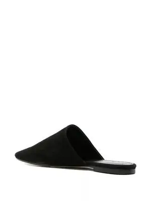 AeydĒ Rega Suede Mules - Black