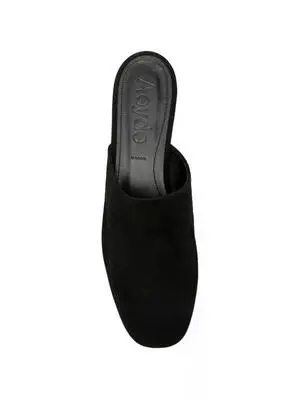AeydĒ Rega Suede Mules - Black