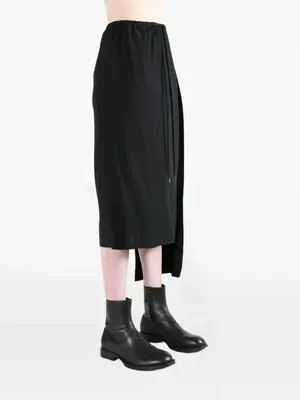 Yohji Yamamoto Asymmetric Drawstring Skirt