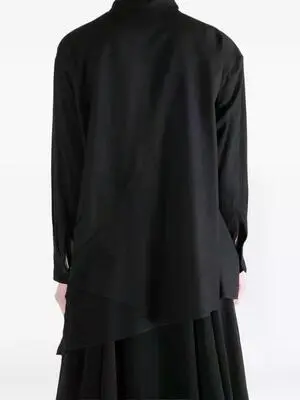Yohji Yamamoto Asymmetric Handkerchief-hem Shirt