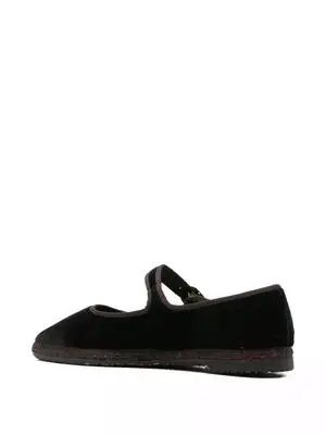 FLABELUS Sethe Velvet Ballet Flats