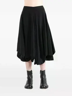 Yohji Yamamoto Asymmetric Draped Skirt