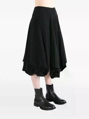 Yohji Yamamoto Asymmetric Draped Skirt