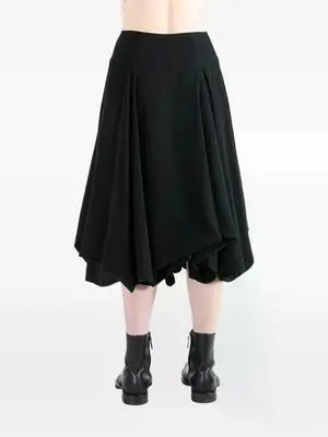 Yohji Yamamoto Asymmetric Draped Skirt