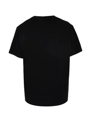 TEE LIBRARY Rip-off Logo-patch T-shirt
