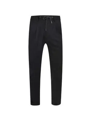 Luciano Barbera Drawstring Pleated Trousers - Grey