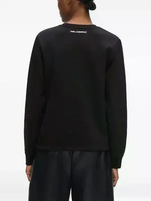 Karl Lagerfeld Signature-hem Sweatshirt