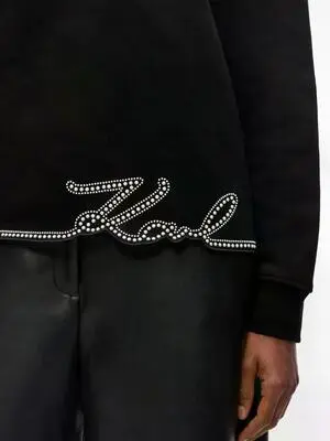 Karl Lagerfeld Signature-hem Sweatshirt