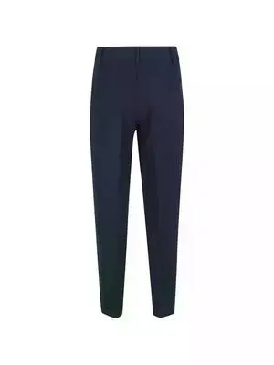 Seventy Pressed-crease Carrot Trousers - Blue