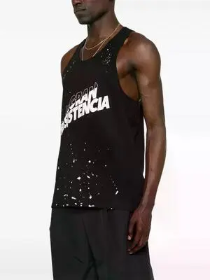WILLY CHAVARRIA Logo-print Sleeveless Vest