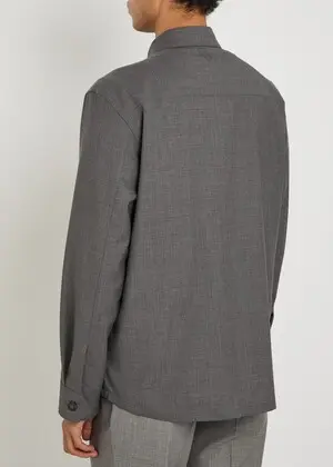 Canali Wool Overshirt