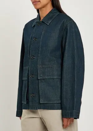 LEMAIRE Boxy Denim Overshirt - Indigo