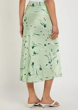 Rails Anya Floral-print Midi Skirt