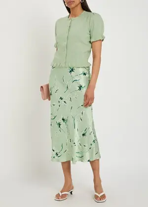 Rails Anya Floral-print Midi Skirt