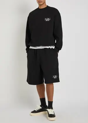 KIDWEST Logo-print Cotton Shorts