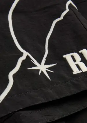 Rhude Moonlight Embroidered Shell Shorts