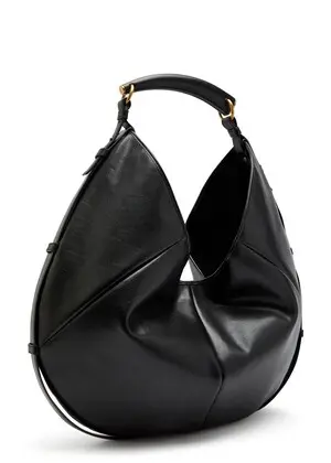 Saint Laurent Bo Mombassa Large Leather Tote Bag - Black