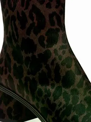 COACH Leopard-print Ankle Boots