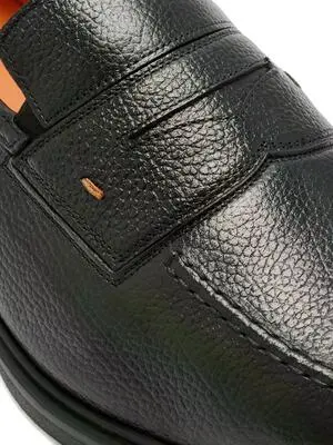Santoni Leather Loafers