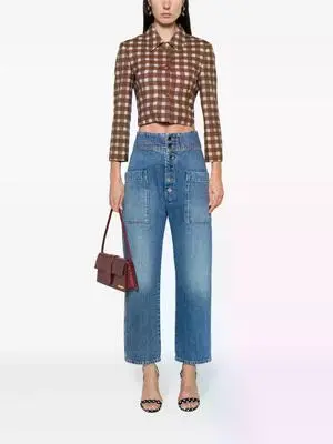 Plan C High-rise Boyfriend Jeans