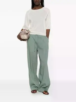 Marella Raglan-sleeve Fine Knit Sweater