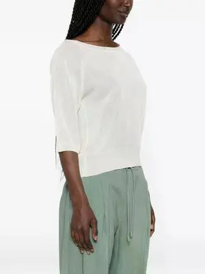 Marella Raglan-sleeve Fine Knit Sweater