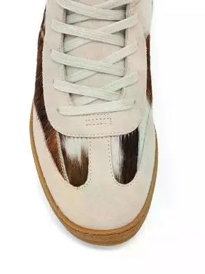 ALLSAINTS Louise Cow-print High-top Sneakers
