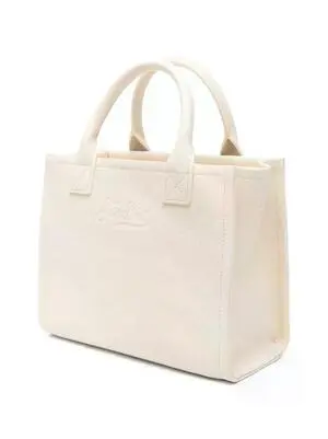 MC2 SAINT BARTH Logo-embossed Grained Leather Tote Bag