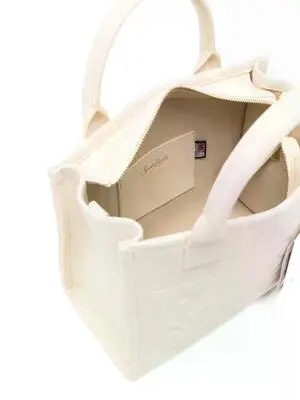MC2 SAINT BARTH Logo-embossed Grained Leather Tote Bag