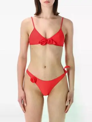 Coperni Flower Bikini Bottom - Red