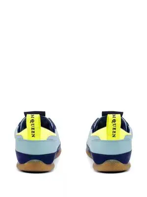 Alexander McQueen Panelled Lace-up Sneakers - Blue