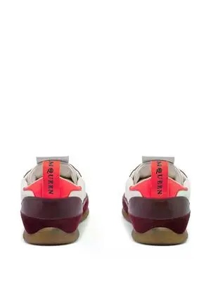 Alexander McQueen Panelled Suede-trim Sneakers - Neutrals