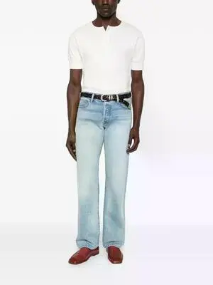 TOM FORD Logo-patch Jeans - Blue
