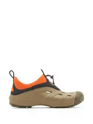 CROCS Perforated Drawstring Sneakers - Neutrals