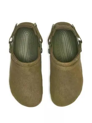 CROCS Classic Crafted Mules - Green